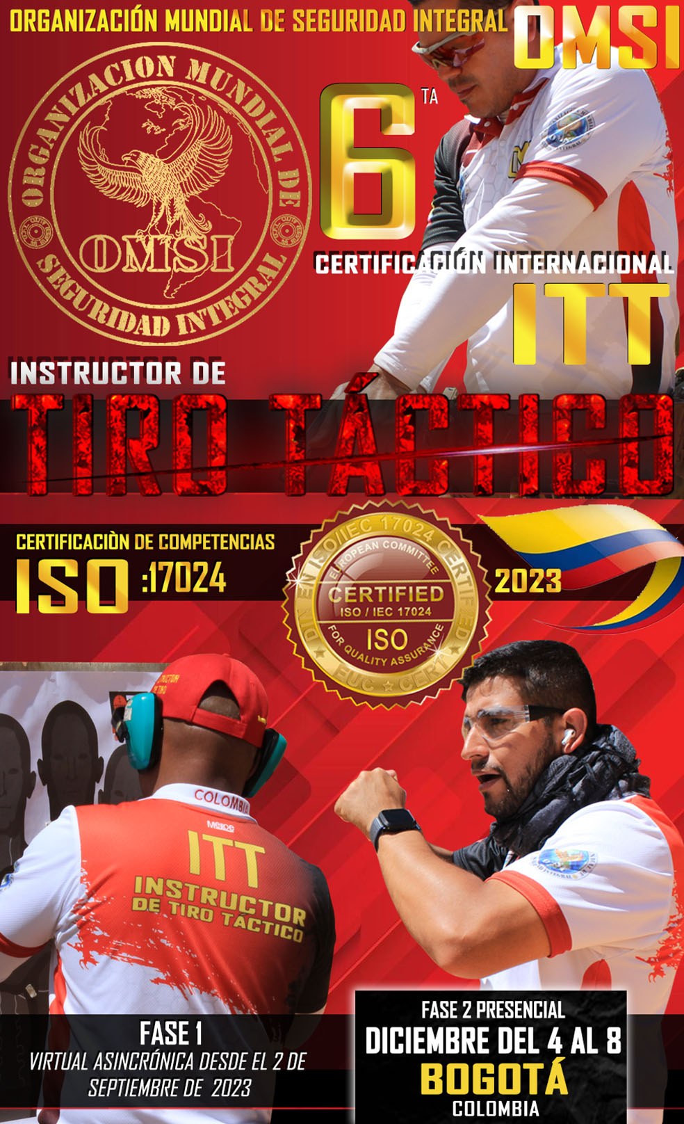 🥇Instructor de tiro táctico (ITT) - CURSO DE ESCOLTA